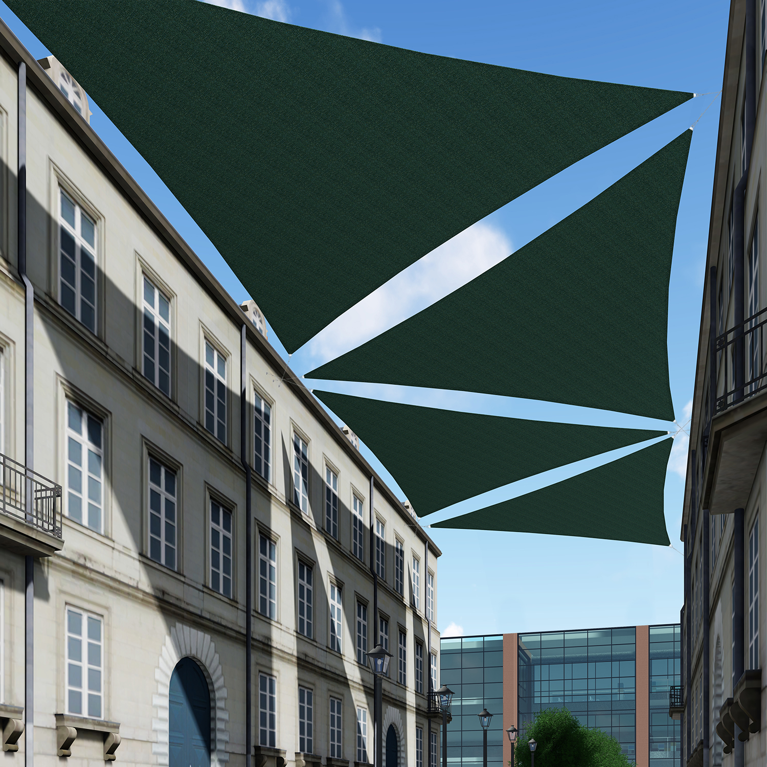 Outdoor Sun Shade Sail Triangle Garden Patio Awning Yard Canopy Shelter ...